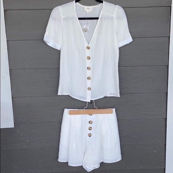 Anthropologie | Shorts | Everly Linen Blend Set | Poshmark